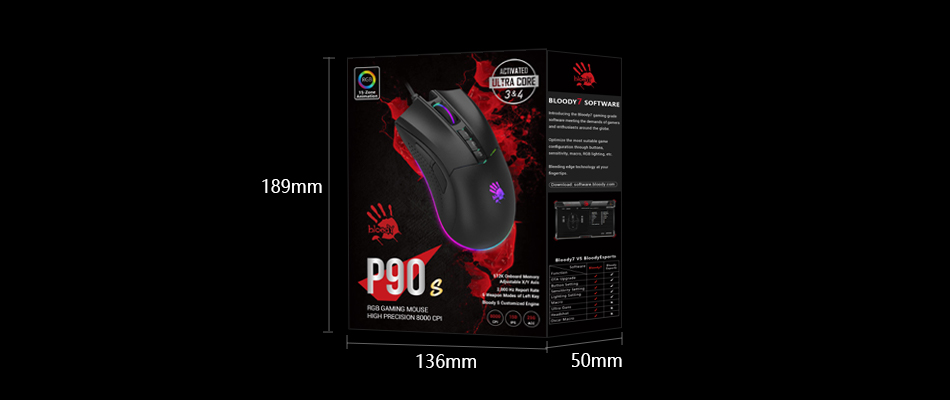 P90s-RGB GAMING MOUSE-Bloody Official Website